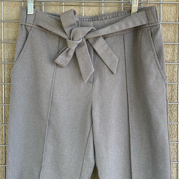 LOFT | Pants & Jumpsuits | Boho Bow Belt Casual Skinny Fit Pants | Poshmark